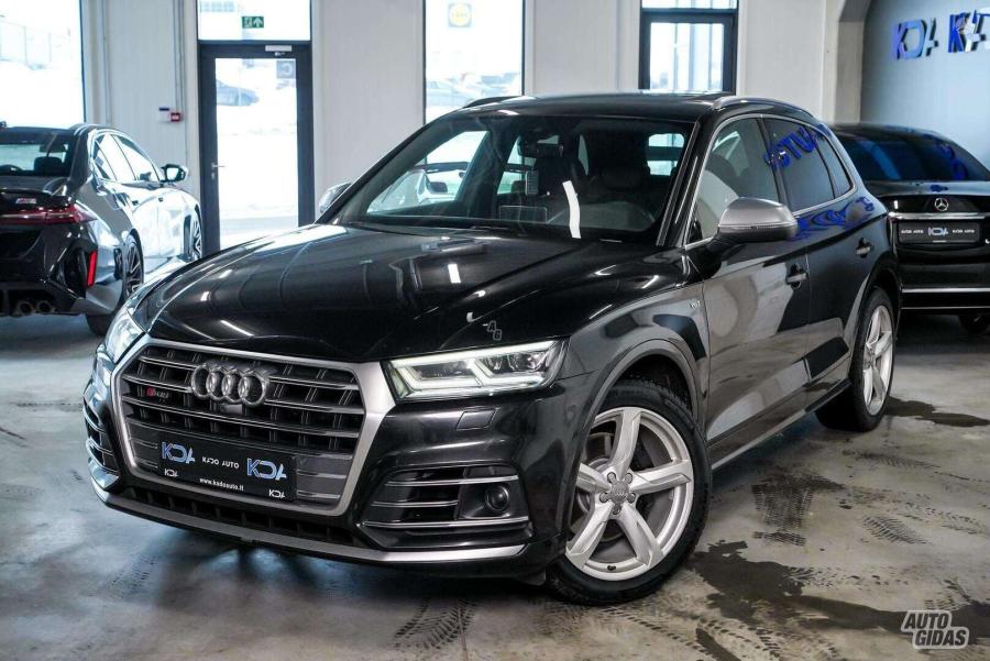 Black Audi SQ5 2018 in Marijampole, with an engine capacity of 3.00 L and mileage of 212 thousand km for 23950 €, photo 6 on AUTOMOTO.COM.LV