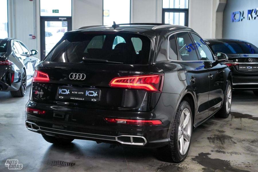 Black Audi SQ5 2018 in Marijampole, with an engine capacity of 3.00 L and mileage of 212 thousand km for 23950 €, photo 14 on AUTOMOTO.COM.LV