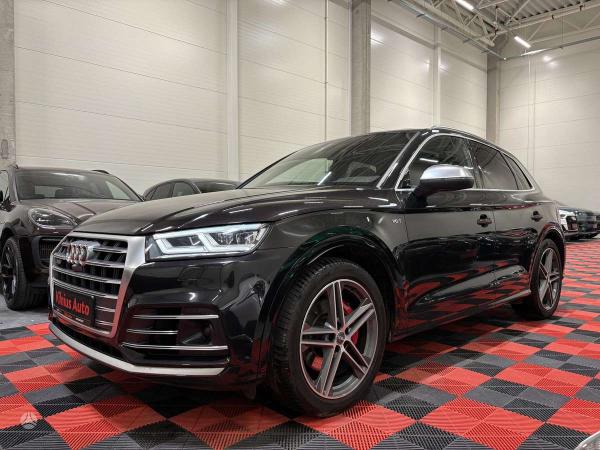 Melns Audi SQ5 2018 Viļņa, ar dzinēja tilpumu 3.00 L un nobraukumu 132 tūkst. km par 25120 €, foto 1 vietnē AUTOMOTO.COM.LV
