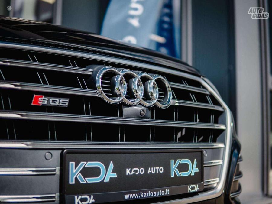 Black Audi SQ5 2018 in Kaunas, with an engine capacity of 3.00 L and mileage of 212 thousand km for 22450 €, photo 8 on AUTOMOTO.COM.LV
