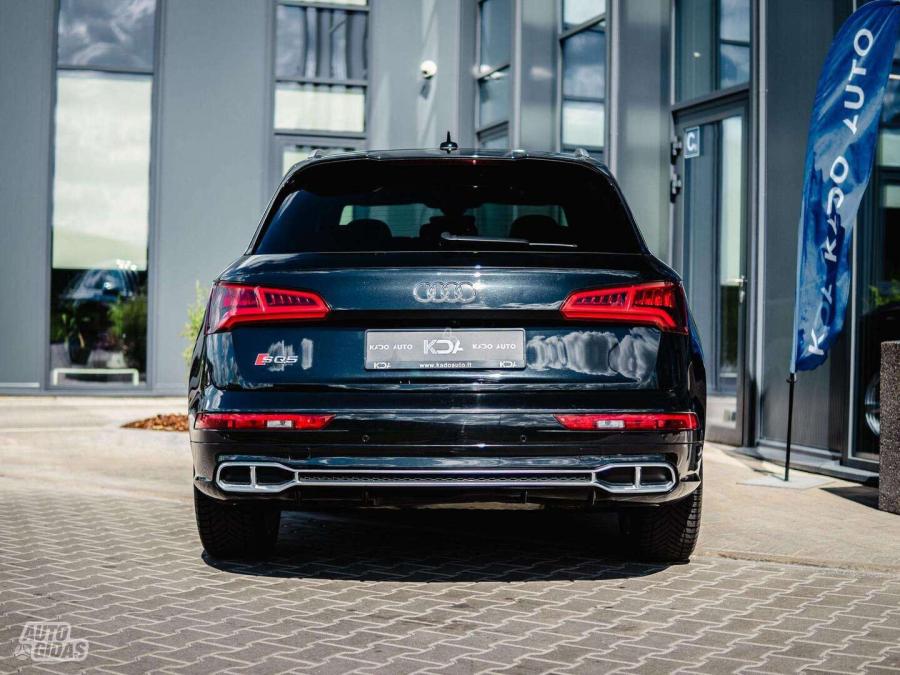 Black Audi SQ5 2018 in Kaunas, with an engine capacity of 3.00 L and mileage of 212 thousand km for 22450 €, photo 14 on AUTOMOTO.COM.LV
