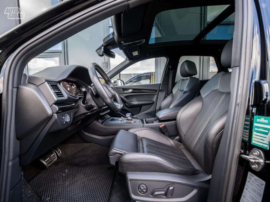 Black Audi SQ5 2018 in Kaunas, with an engine capacity of 3.00 L and mileage of 212 thousand km for 22450 €, photo 25 on AUTOMOTO.COM.LV