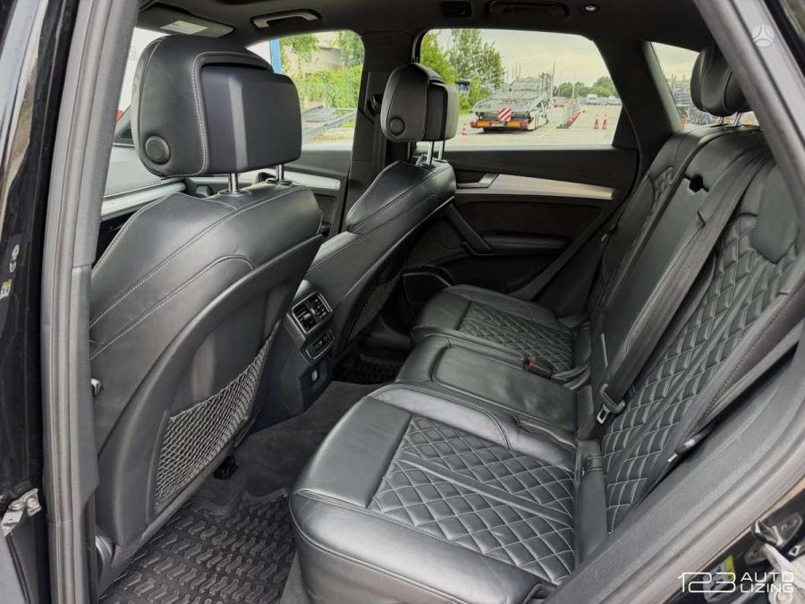 Black Audi SQ5 2018 in Taurage, with an engine capacity of 3.00 L and mileage of 129 thousand km for 25000 €, photo 18 on AUTOMOTO.COM.LV