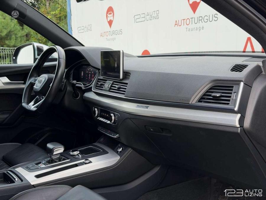 Black Audi SQ5 2018 in Taurage, with an engine capacity of 3.00 L and mileage of 129 thousand km for 25000 €, photo 21 on AUTOMOTO.COM.LV