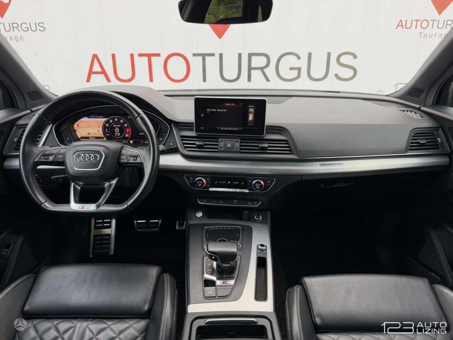 Black Audi SQ5 2018 in Taurage, with an engine capacity of 3.00 L and mileage of 129 thousand km for 25000 €, photo 23 on AUTOMOTO.COM.LV