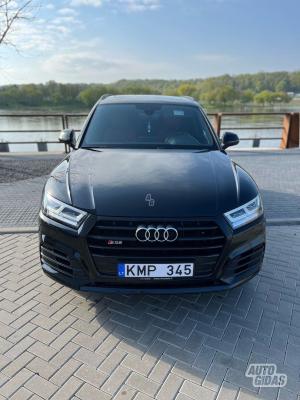 Melns Audi SQ5 2019 Kauņa, ar dzinēja tilpumu 3.00 L un nobraukumu 106 tūkst. km par 29600 €, foto  vietnē AUTOMOTO.COM.LV