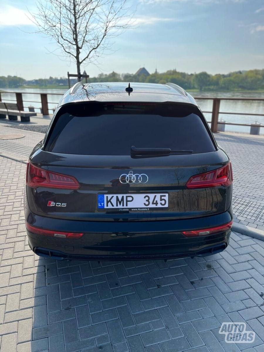 Melns Audi SQ5 2019 Kauņa, ar dzinēja tilpumu 3.00 L un nobraukumu 106 tūkst. km par 29600 €, foto 6 vietnē AUTOMOTO.COM.LV