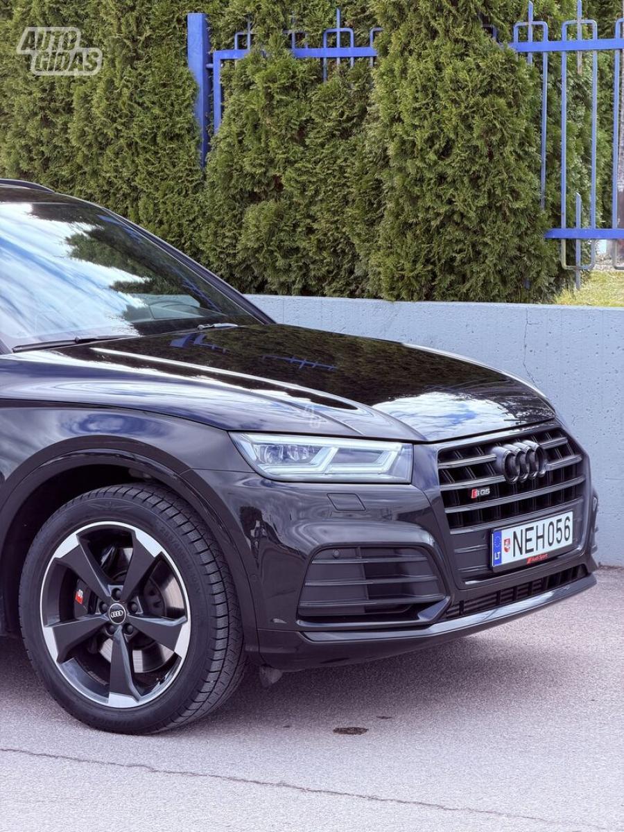 Black Audi SQ5 2020 in Vilnius, with an engine capacity of 3.00 L and mileage of 79 thousand km for 37000 €, photo 3 on AUTOMOTO.COM.LV