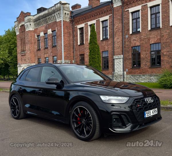 Melns Audi SQ5 2022 Tallina, ar dzinēja tilpumu 3.00 L un nobraukumu 84 tūkst. km par 52900 €, foto  vietnē AUTOMOTO.COM.LV