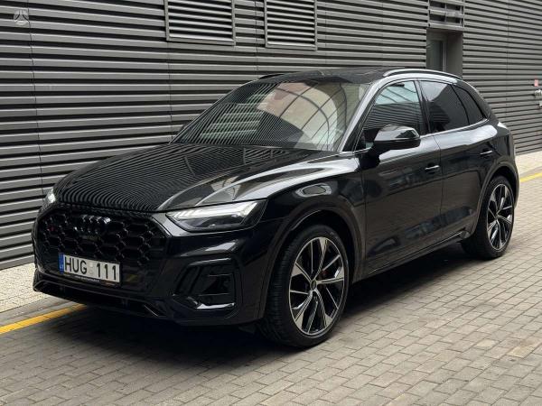 Melns Audi SQ5 2023 Viļņa, ar dzinēja tilpumu 3.00 L un nobraukumu 33 tūkst. km par 41500 €, foto 1 vietnē AUTOMOTO.COM.LV