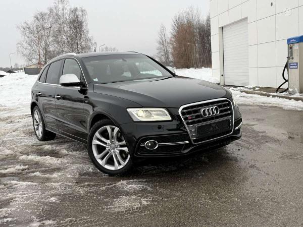Black Audi SQ5 2016 in Panevezys, with an engine capacity of 3.00 L and mileage of 266 thousand km for 14990 €, photo 2 on AUTOMOTO.COM.LV