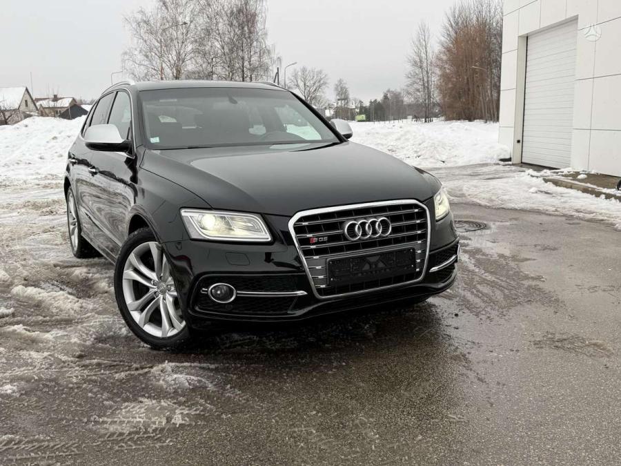 Melns Audi SQ5 2016 Panevēža, ar dzinēja tilpumu 3.00 L un nobraukumu 266 tūkst. km par 14990 €, foto 5 vietnē AUTOMOTO.COM.LV