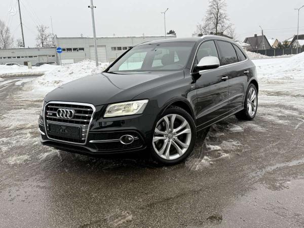 Black Audi SQ5 2016 in Panevezys, with an engine capacity of 3.00 L and mileage of 266 thousand km for 14990 €, photo 6 on AUTOMOTO.COM.LV