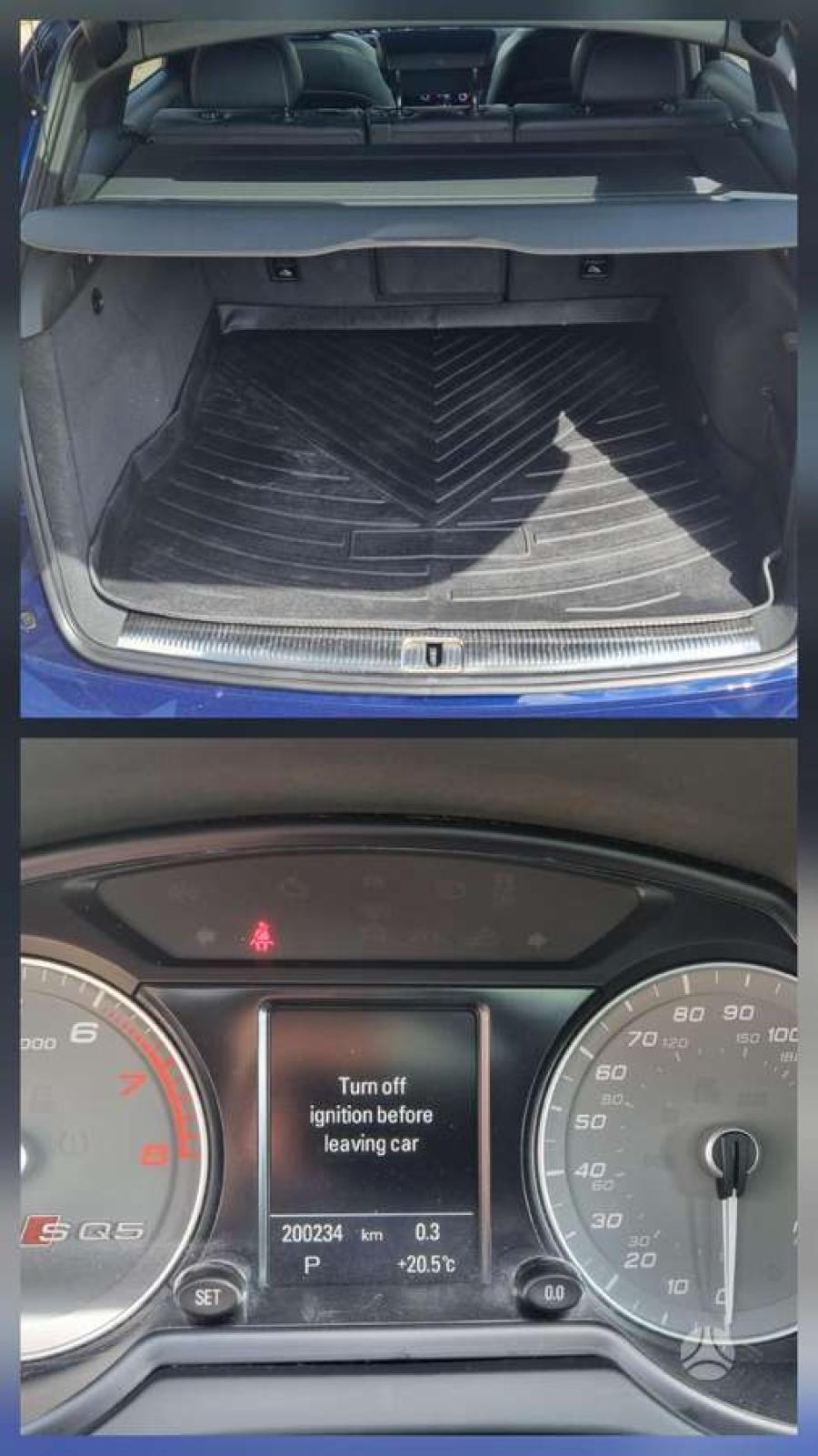Zils Audi SQ5 2014 Šauļi, ar dzinēja tilpumu 3.00 L un nobraukumu 200 tūkst. km par 12500 €, foto 13 vietnē AUTOMOTO.COM.LV