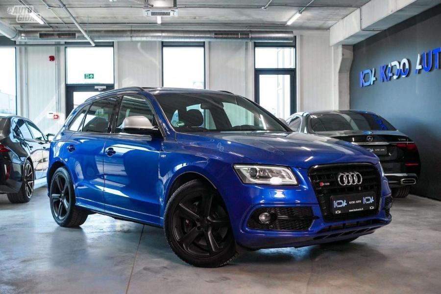 Zils Audi SQ5 2016 Marijampole, ar dzinēja tilpumu 3.00 L un nobraukumu 131 tūkst. km par 18950 €, foto 1 vietnē AUTOMOTO.COM.LV