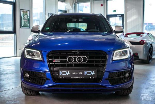 Blue Audi SQ5 2016 in Marijampole, with an engine capacity of 3.00 L and mileage of 131 thousand km for 18950 €, photo 4 on AUTOMOTO.COM.LV