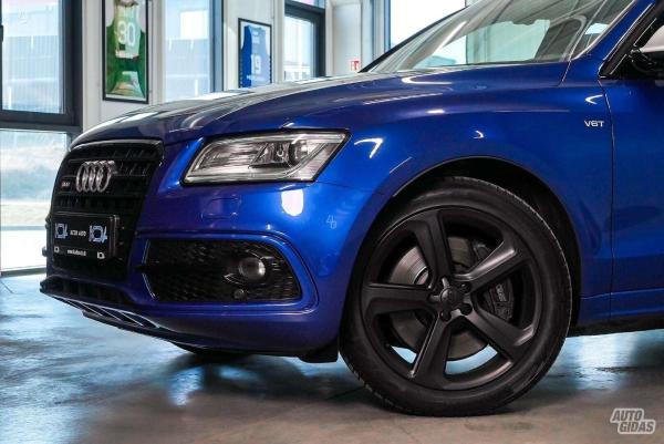 Blue Audi SQ5 2016 in Marijampole, with an engine capacity of 3.00 L and mileage of 131 thousand km for 18950 €, photo 6 on AUTOMOTO.COM.LV