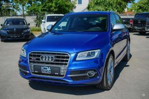 Blue Audi SQ5 2016 in Kaunas, with an engine capacity of 3.00 L and mileage of 227 thousand km for 17350 €, photo 5 on AUTOMOTO.COM.LV