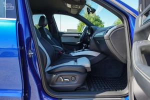 Blue Audi SQ5 2016 in Kaunas, with an engine capacity of 3.00 L and mileage of 227 thousand km for 17350 €, photo 38 on AUTOMOTO.COM.LV