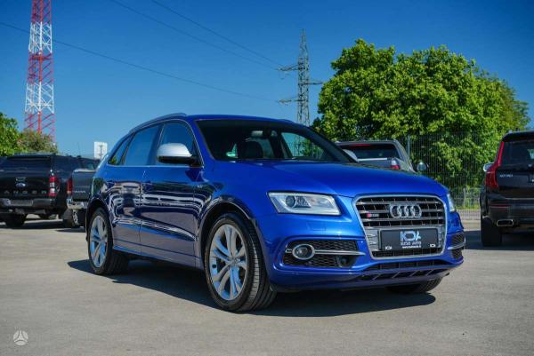 Blue Audi SQ5 2016 in Marijampole, with an engine capacity of 2.97 L and mileage of 227 thousand km for 17250 €, photo 1 on AUTOMOTO.COM.LV