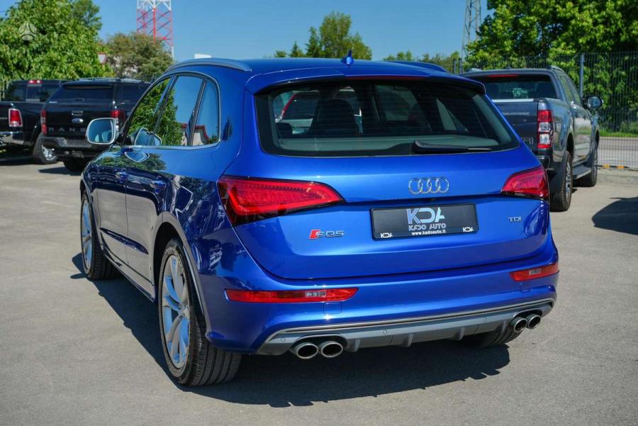 Zils Audi SQ5 2016 Marijampole, ar dzinēja tilpumu 2.97 L un nobraukumu 227 tūkst. km par 17250 €, foto 10 vietnē AUTOMOTO.COM.LV