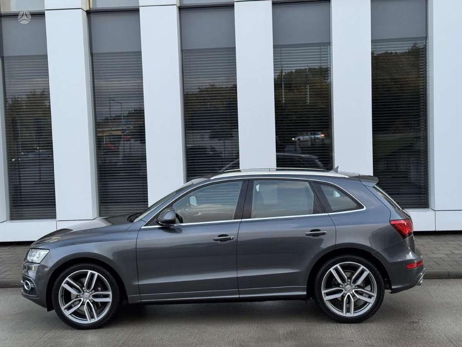 Blue Audi SQ5 2017 in Vilnius, with an engine capacity of 3.00 L and mileage of 230 thousand km for 17250 €, photo 14 on AUTOMOTO.COM.LV