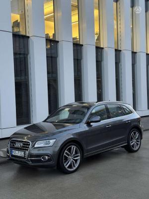 Blue Audi SQ5 2017 in Vilnius, with an engine capacity of 3.00 L and mileage of 230 thousand km for 17250 €, photo 15 on AUTOMOTO.COM.LV