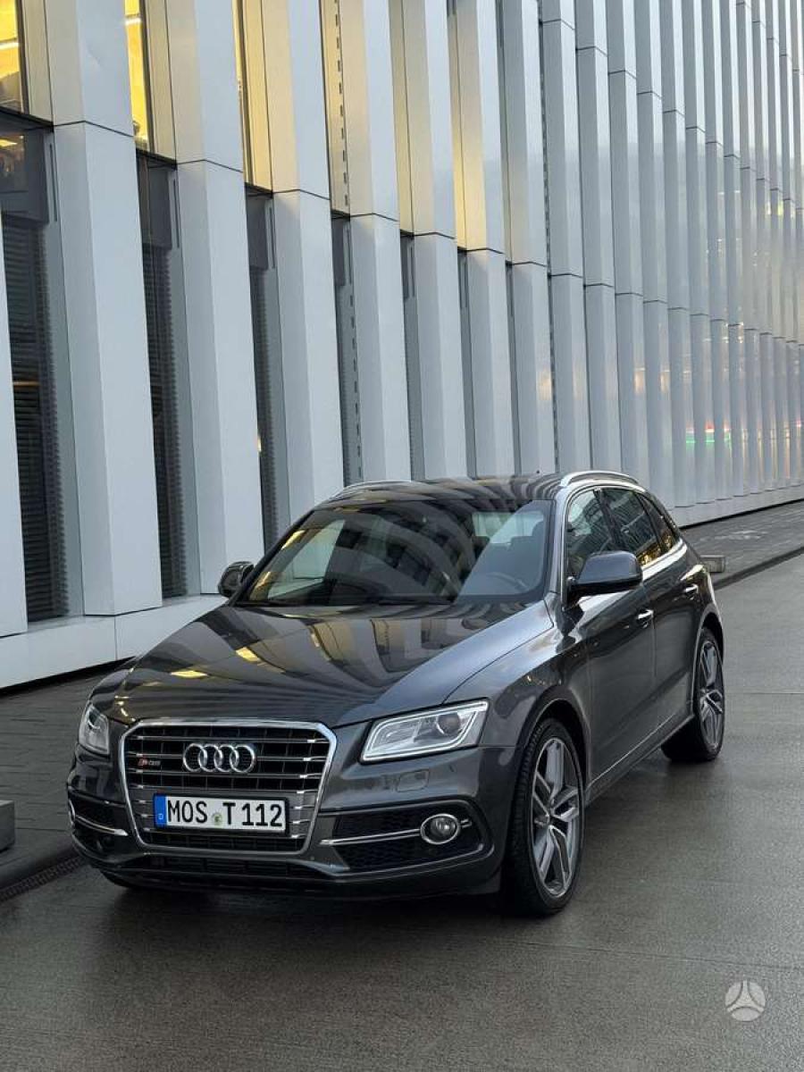 Blue Audi SQ5 2017 in Vilnius, with an engine capacity of 3.00 L and mileage of 230 thousand km for 17250 €, photo 17 on AUTOMOTO.COM.LV