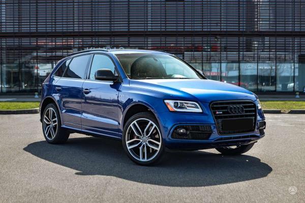 Blue Audi SQ5 2017 in Klaipeda, with an engine capacity of 3.00 L and mileage of 96 thousand km for 16999 €, photo 4 on AUTOMOTO.COM.LV