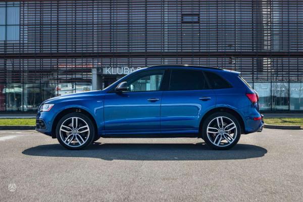 Blue Audi SQ5 2017 in Klaipeda, with an engine capacity of 3.00 L and mileage of 96 thousand km for 16999 €, photo 10 on AUTOMOTO.COM.LV