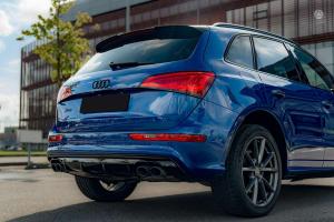 Blue Audi SQ5 2017 in Klaipeda, with an engine capacity of 3.00 L and mileage of 96 thousand km for 16999 €, photo 16 on AUTOMOTO.COM.LV