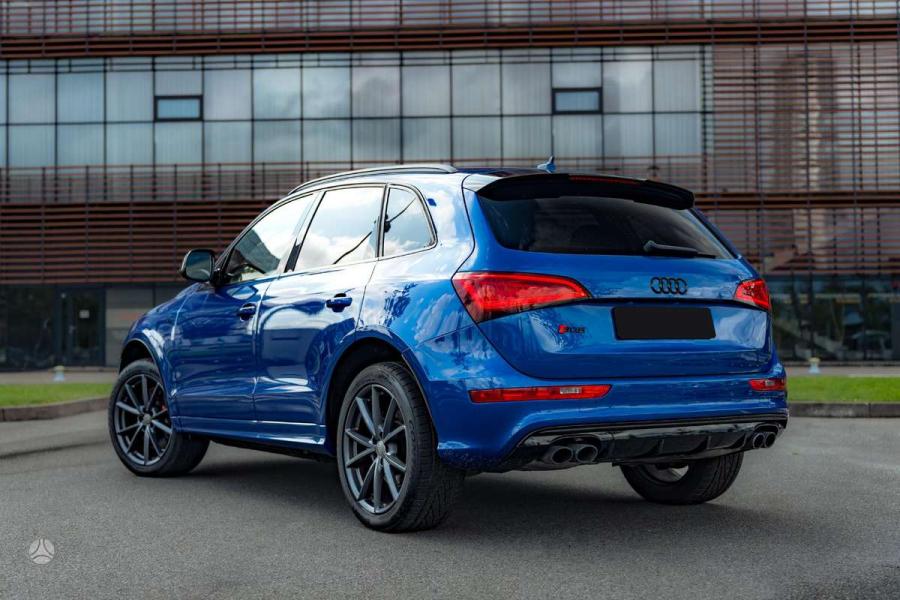 Blue Audi SQ5 2017 in Klaipeda, with an engine capacity of 3.00 L and mileage of 96 thousand km for 16999 €, photo 17 on AUTOMOTO.COM.LV