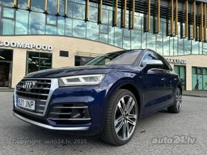 Blue Audi SQ5 2017 in Tallinn, with an engine capacity of 3.00 L and mileage of 205 thousand km for 29500 €, photo  on AUTOMOTO.COM.LV