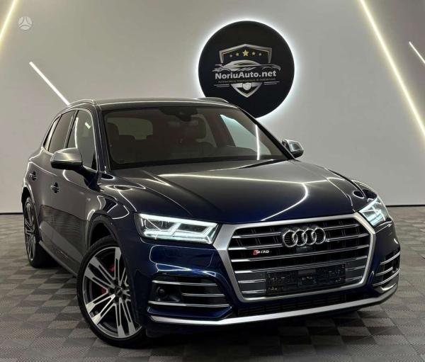 Blue Audi SQ5 2017 in Marijampole, with an engine capacity of 3.00 L and mileage of 218 thousand km for 22999 €, photo 1 on AUTOMOTO.COM.LV