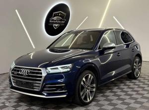 Blue Audi SQ5 2017 in Marijampole, with an engine capacity of 3.00 L and mileage of 218 thousand km for 22999 €, photo 17 on AUTOMOTO.COM.LV