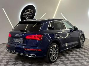 Blue Audi SQ5 2017 in Marijampole, with an engine capacity of 3.00 L and mileage of 218 thousand km for 22999 €, photo 39 on AUTOMOTO.COM.LV