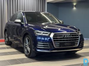 Blue Audi SQ5 2018 in Marupe, with an engine capacity of 3.00 L and mileage of 144 thousand km for 27990 €, photo 3 on AUTOMOTO.COM.LV