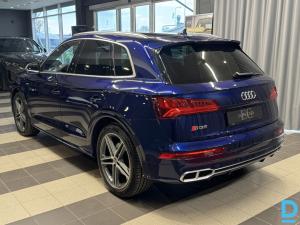 Blue Audi SQ5 2018 in Marupe, with an engine capacity of 3.00 L and mileage of 144 thousand km for 27990 €, photo 4 on AUTOMOTO.COM.LV