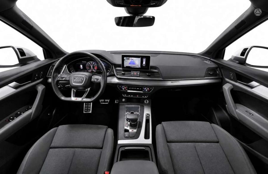 Blue Audi SQ5 2018 in Kaunas, with an engine capacity of 2.99 L and mileage of 0 thousand km for 28500 €, photo 6 on AUTOMOTO.COM.LV