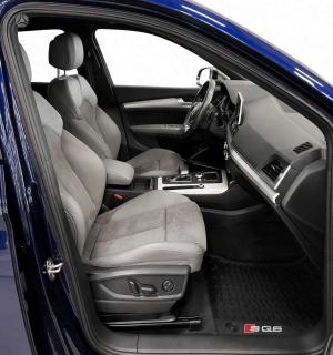 Blue Audi SQ5 2018 in Kaunas, with an engine capacity of 2.99 L and mileage of 0 thousand km for 28500 €, photo 7 on AUTOMOTO.COM.LV