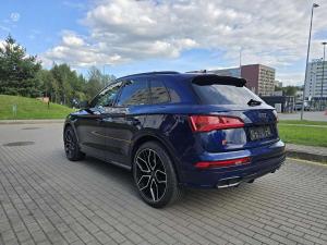 Blue Audi SQ5 2018 in Vilnius, with an engine capacity of 3.00 L and mileage of 261 thousand km for 22200 €, photo 3 on AUTOMOTO.COM.LV