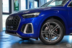 Blue Audi SQ5 2022 in Marijampole, with an engine capacity of 3.00 L and mileage of 131 thousand km for 36950 €, photo 7 on AUTOMOTO.COM.LV