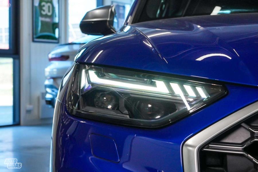 Blue Audi SQ5 2022 in Marijampole, with an engine capacity of 3.00 L and mileage of 131 thousand km for 36250 €, photo 8 on AUTOMOTO.COM.LV