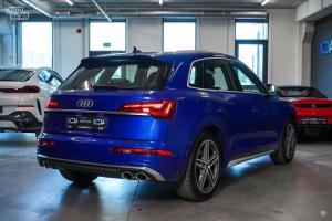 Blue Audi SQ5 2022 in Marijampole, with an engine capacity of 3.00 L and mileage of 131 thousand km for 36250 €, photo 15 on AUTOMOTO.COM.LV