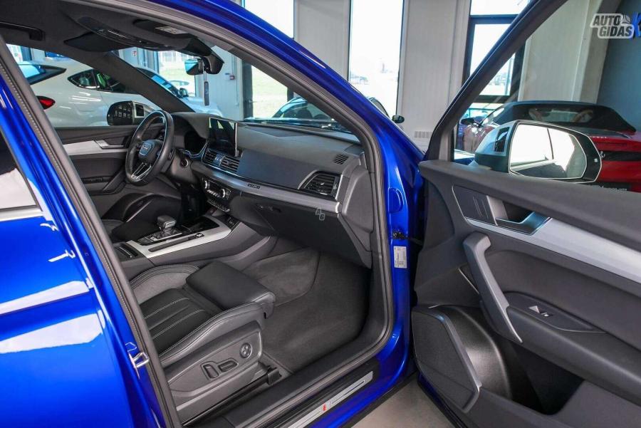 Blue Audi SQ5 2022 in Marijampole, with an engine capacity of 3.00 L and mileage of 131 thousand km for 36250 €, photo 37 on AUTOMOTO.COM.LV