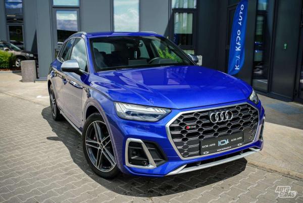 Zils Audi SQ5 2022 Kauņa, ar dzinēja tilpumu 3.00 L un nobraukumu 131 tūkst. km par 35950 €, foto 3 vietnē AUTOMOTO.COM.LV