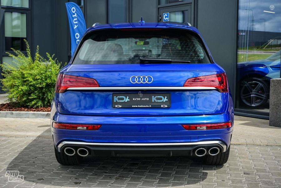 Blue Audi SQ5 2022 in Kaunas, with an engine capacity of 3.00 L and mileage of 131 thousand km for 35950 €, photo 13 on AUTOMOTO.COM.LV
