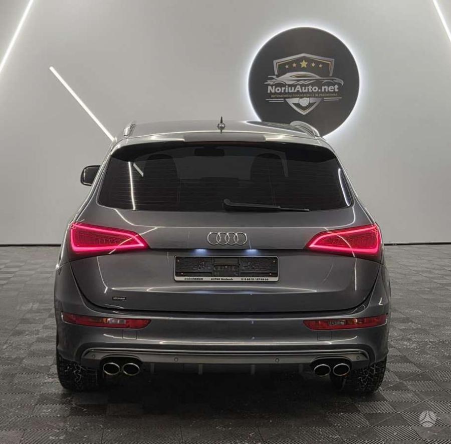 Pelēks Audi SQ5 2013 Marijampole, ar dzinēja tilpumu 2.97 L un nobraukumu 218 tūkst. km par 14400 €, foto 11 vietnē AUTOMOTO.COM.LV
