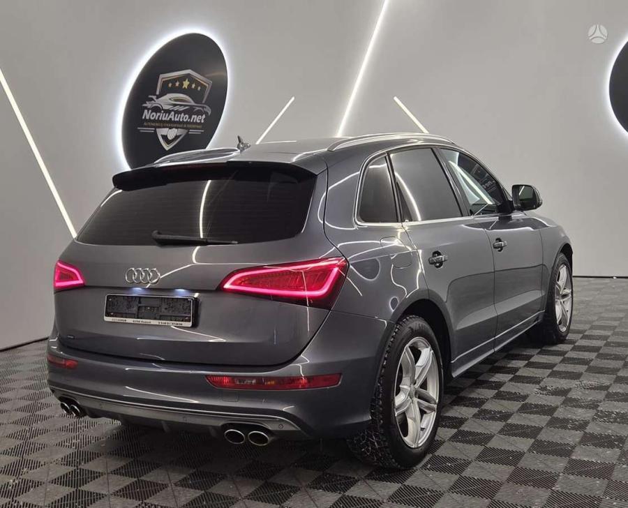 Pelēks Audi SQ5 2013 Marijampole, ar dzinēja tilpumu 2.97 L un nobraukumu 218 tūkst. km par 14400 €, foto 17 vietnē AUTOMOTO.COM.LV