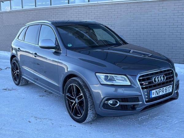 Grey Audi SQ5 2014 in Kedainiai, with an engine capacity of 2.97 L and mileage of 300 thousand km for 13999 €, photo 2 on AUTOMOTO.COM.LV